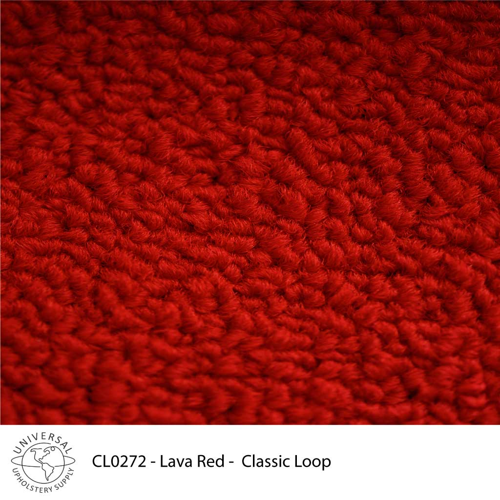Lava Red - Classic Loop – Universal Upholstery Supply