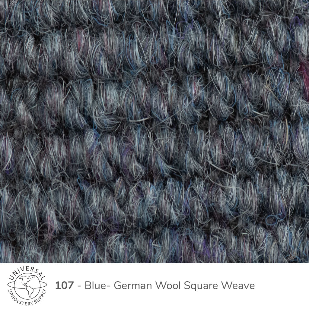 Blue - German Wool Square Weave Carpet – Universal Upholstery Supply