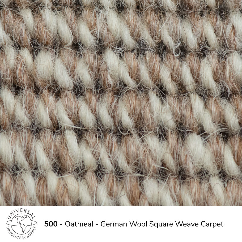 Oatmeal - German Wool Square Weave Carpet – Universal Upholstery Supply