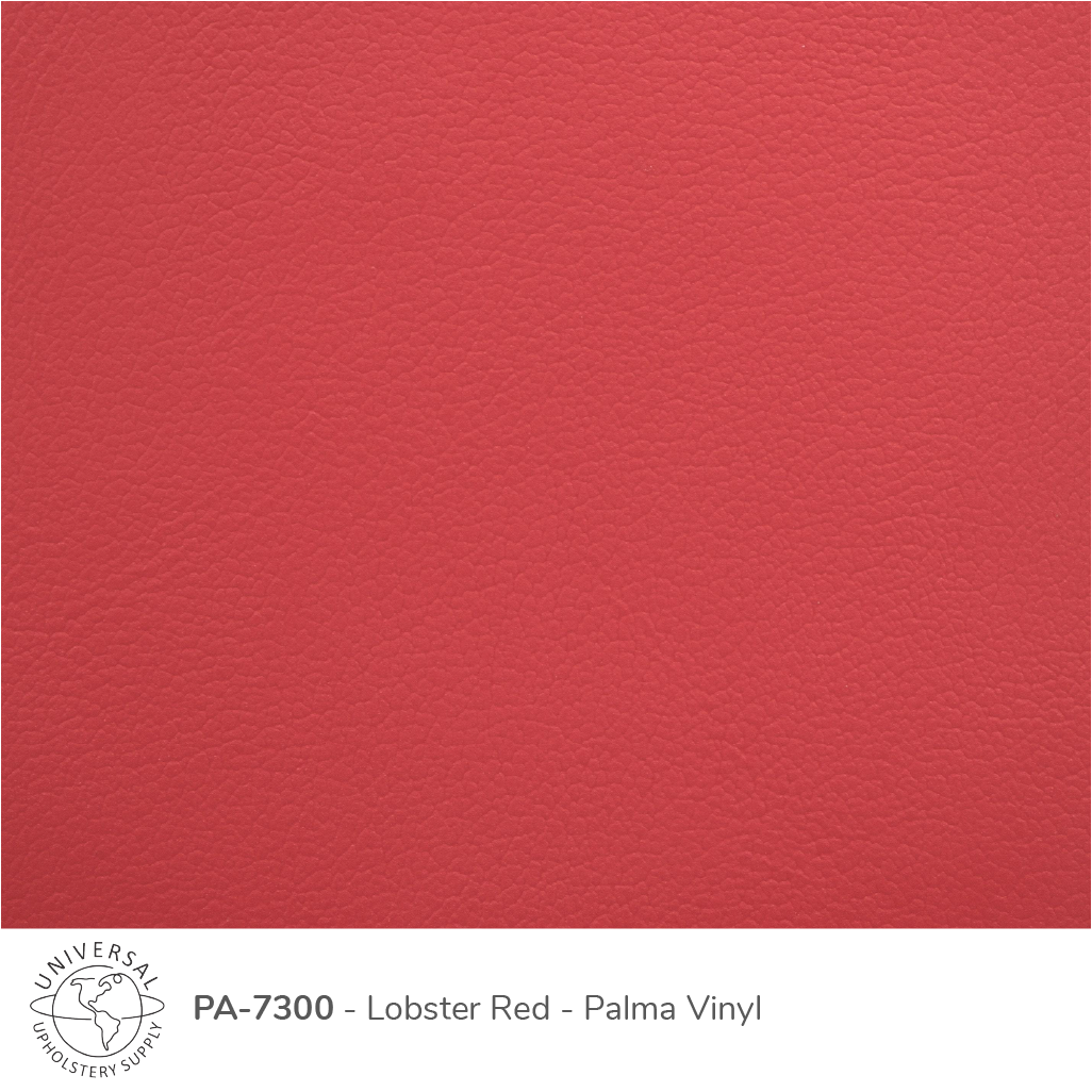 Palma Vinyl - Lobster Red – Universal Upholstery Supply