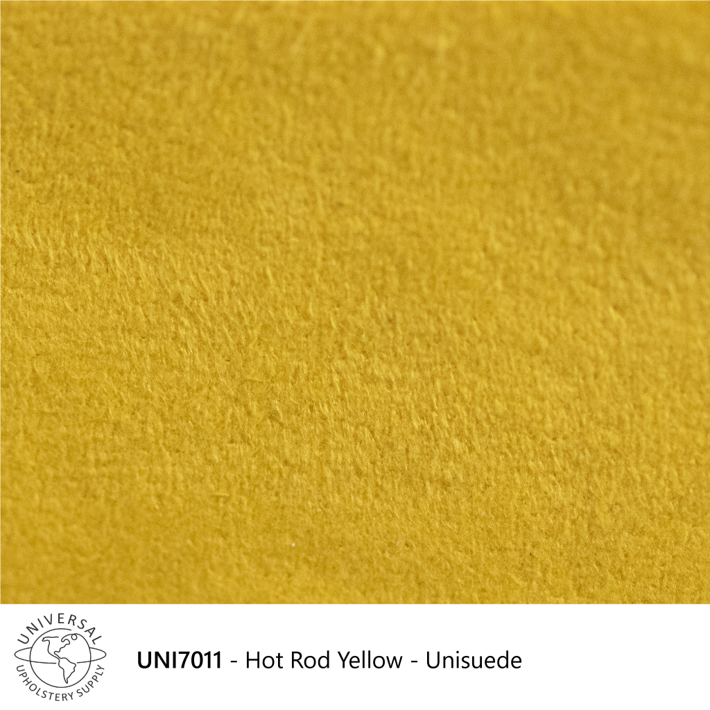 Unisuede - Hot Rod Yellow – Universal Upholstery Supply