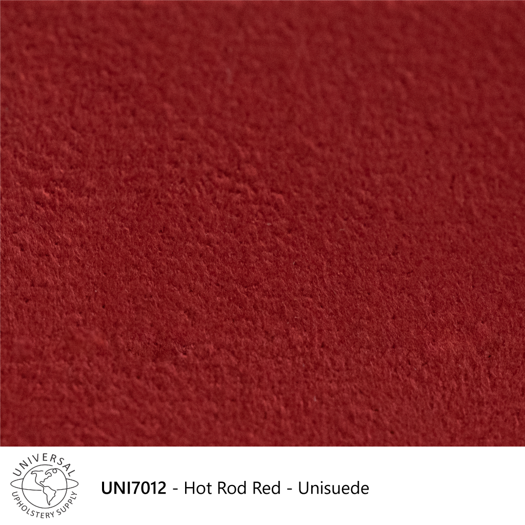 Unisuede - Hot Rod Red – Universal Upholstery Supply